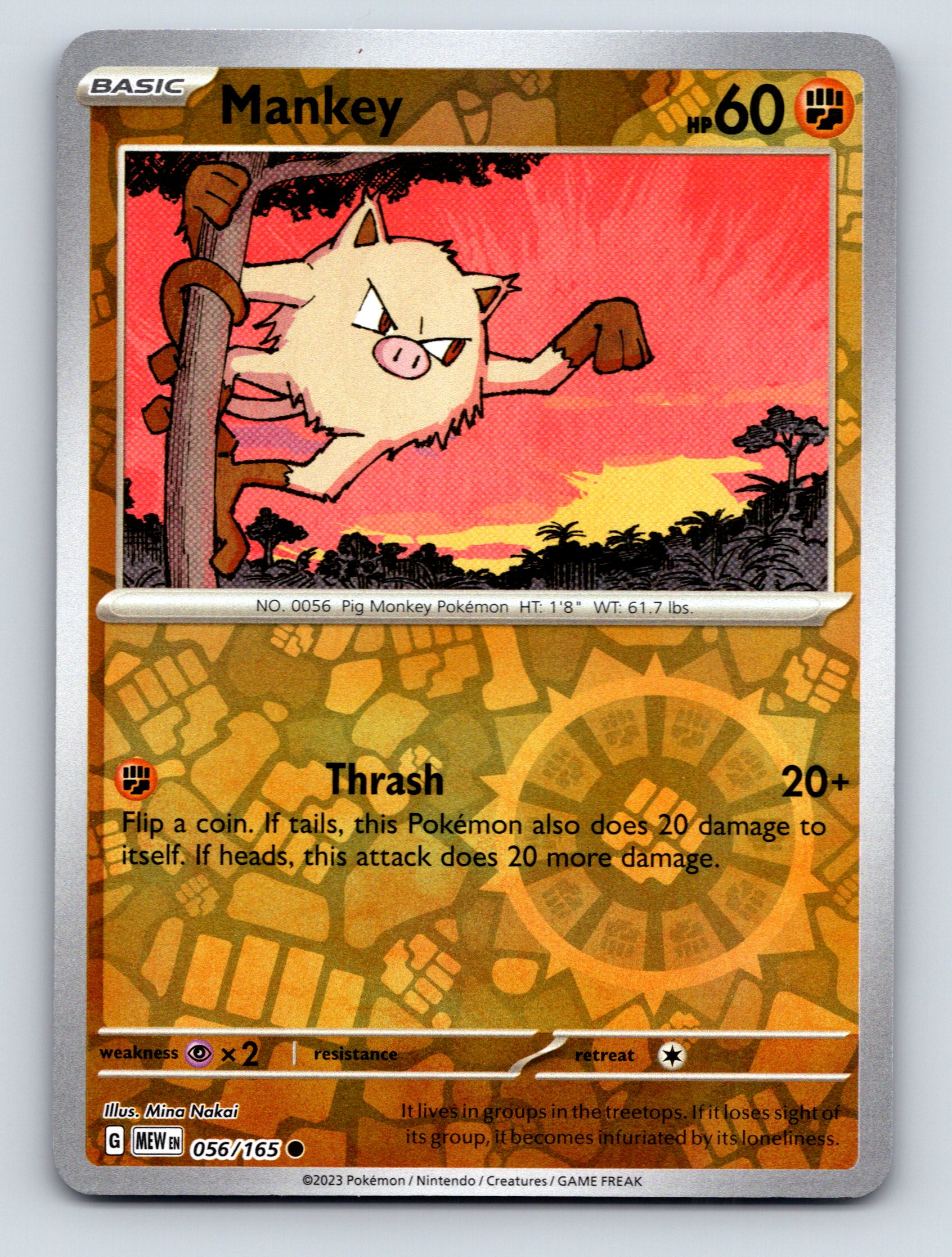 pokemon mankey attacks