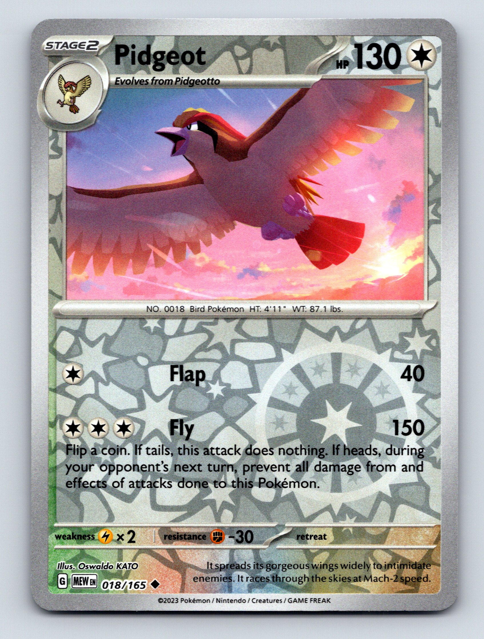 pidgey can learn fly