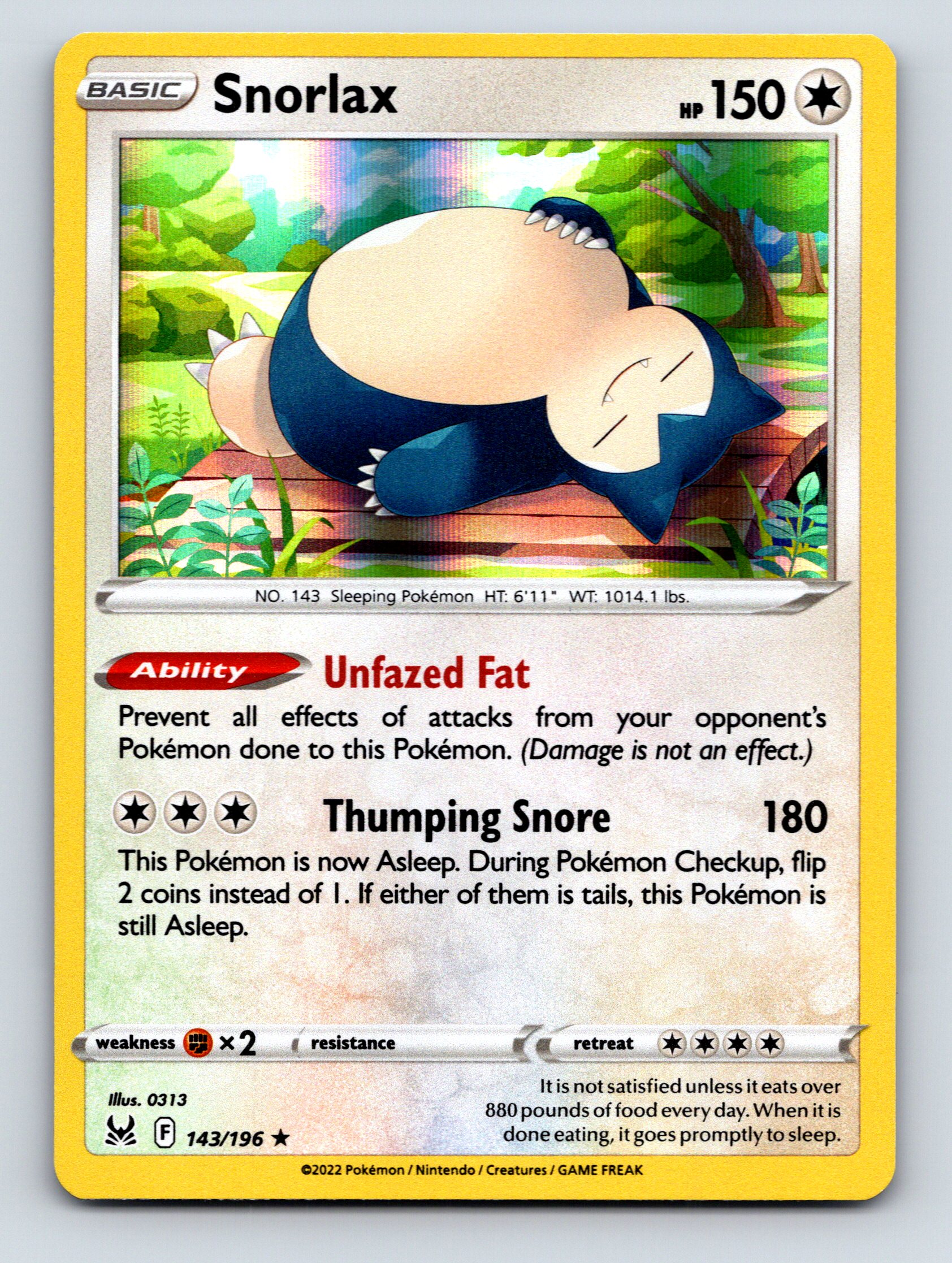 how much does snorlax eat