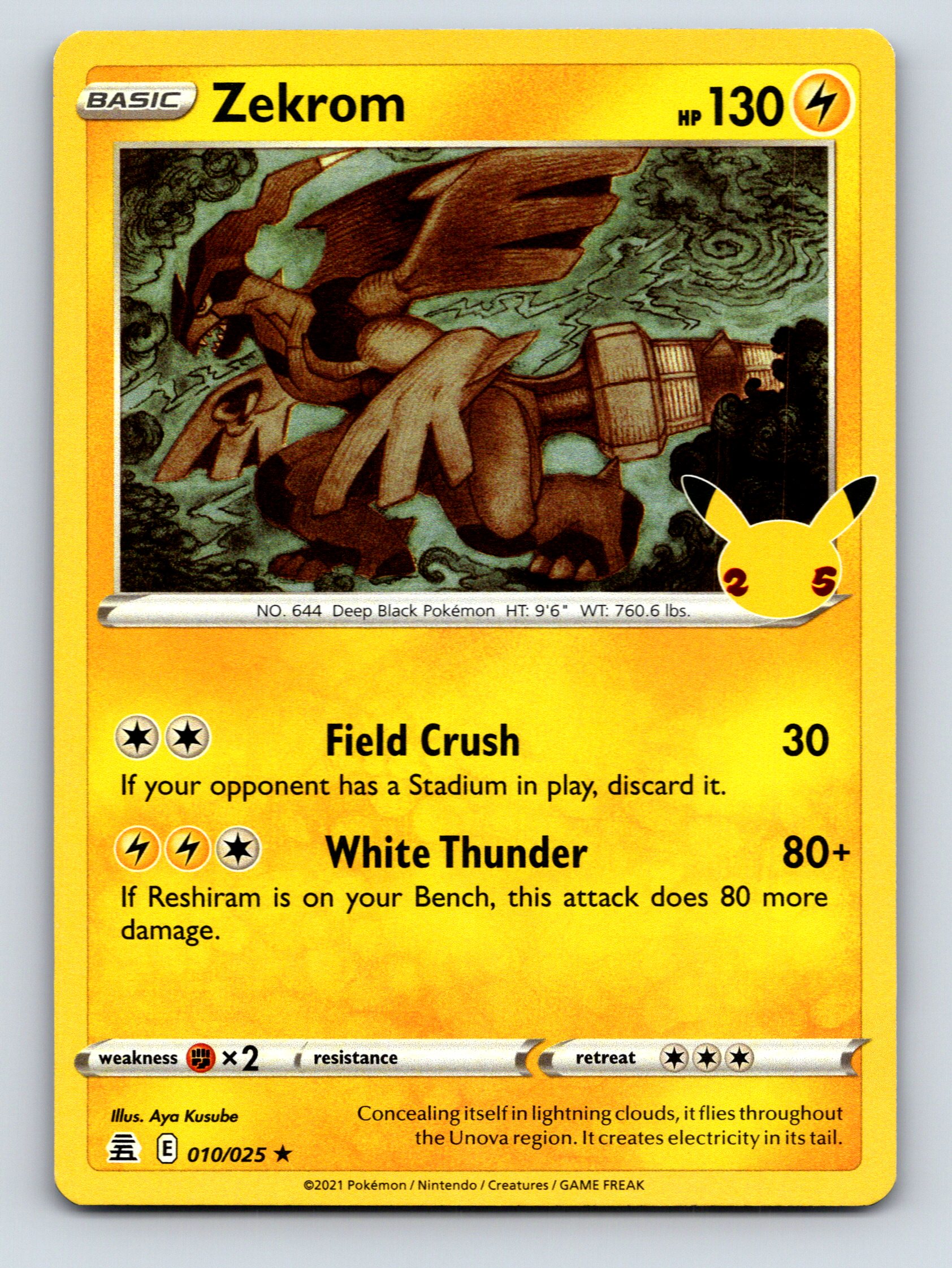 zekrom basic pokemon card