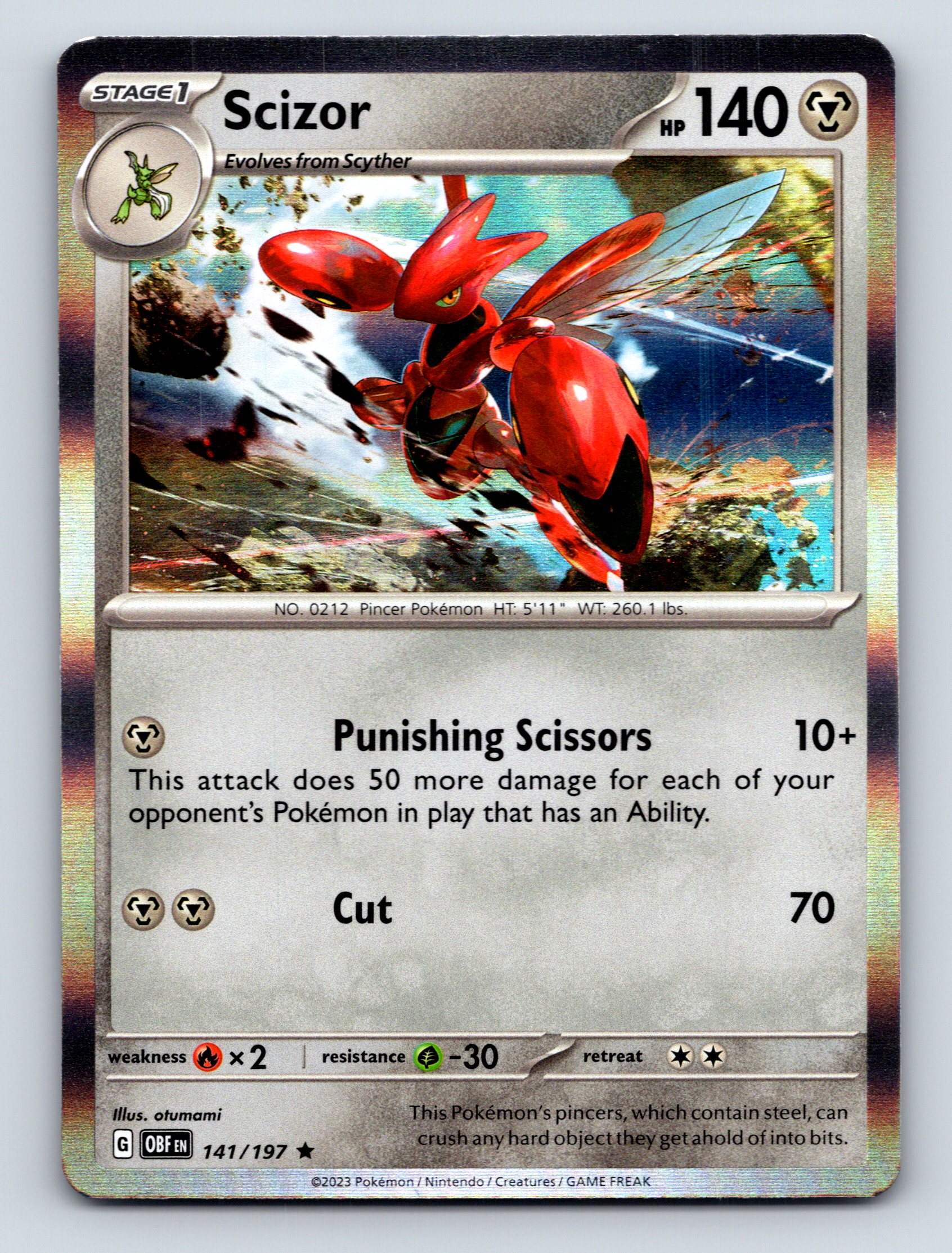 mega scizor ability