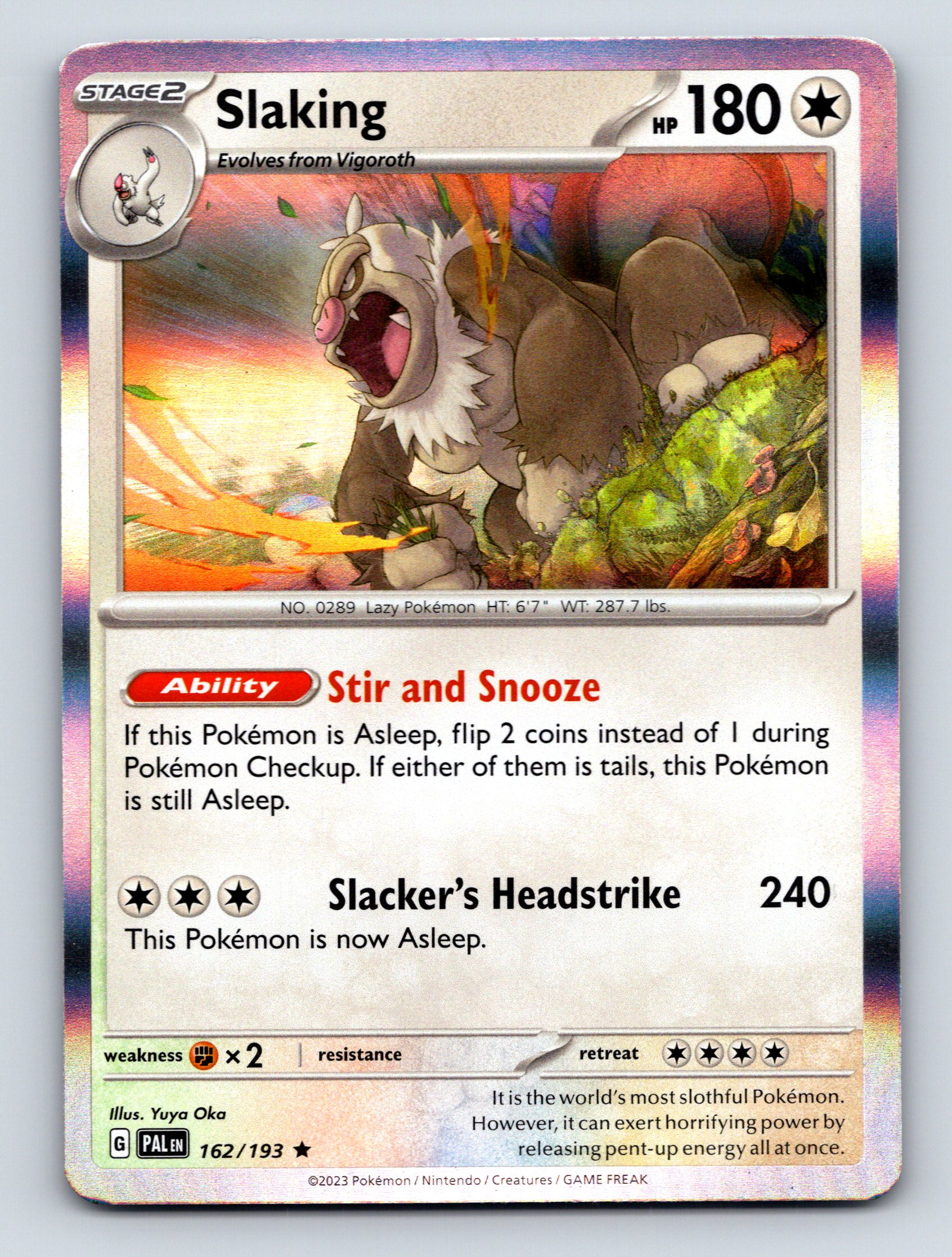 mega slaking pokemon