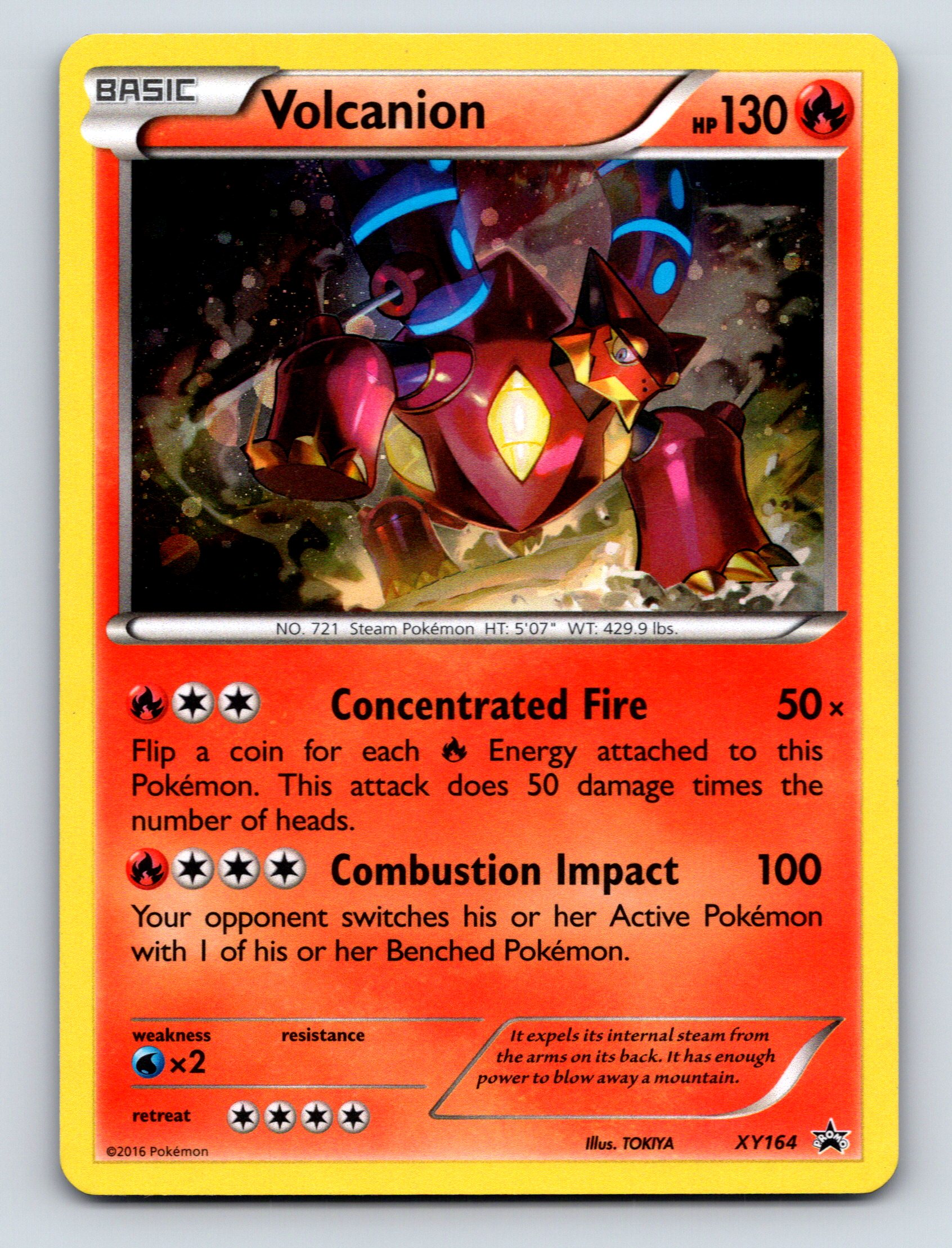 volcanion pokemon card basic