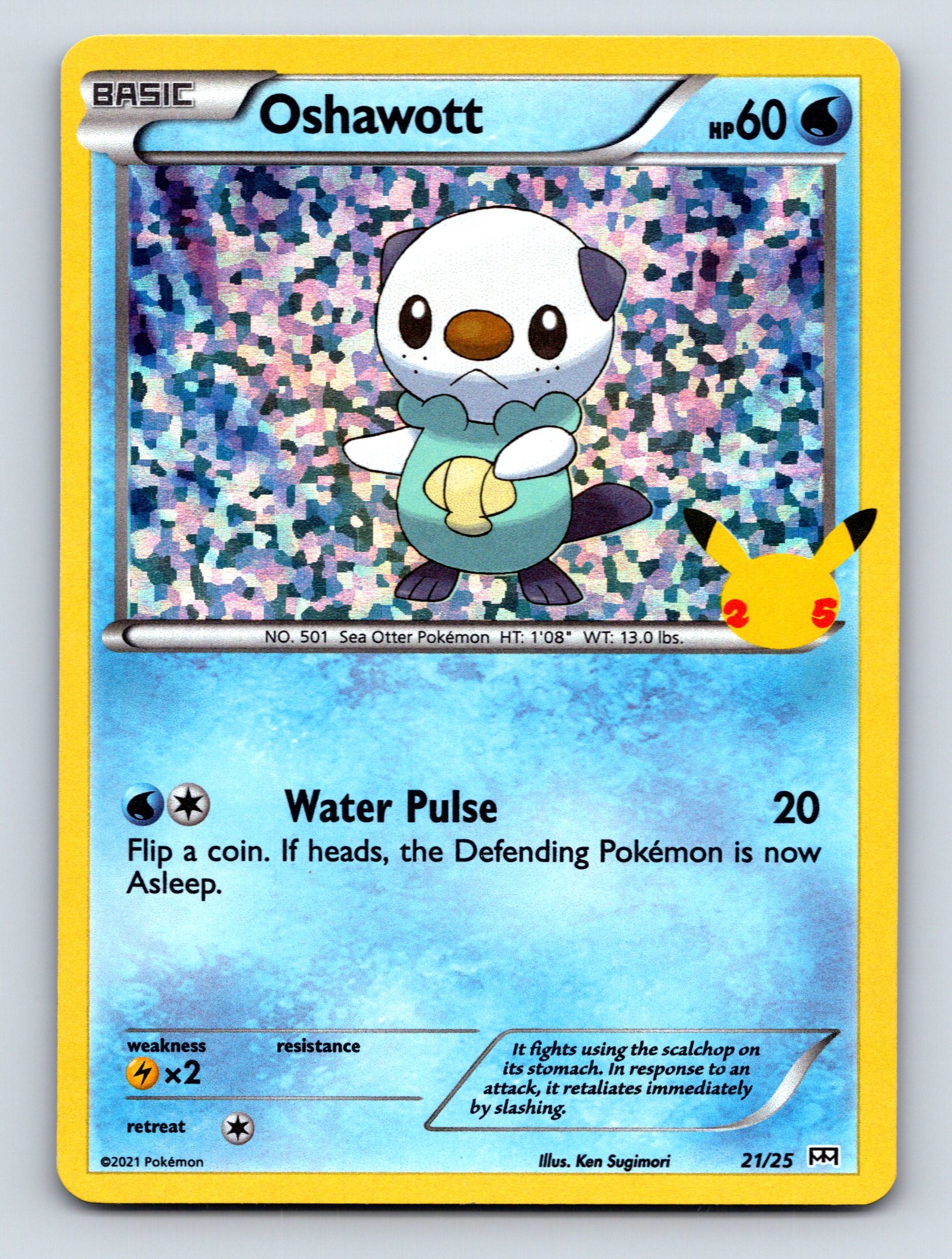 oshawott evolution card
