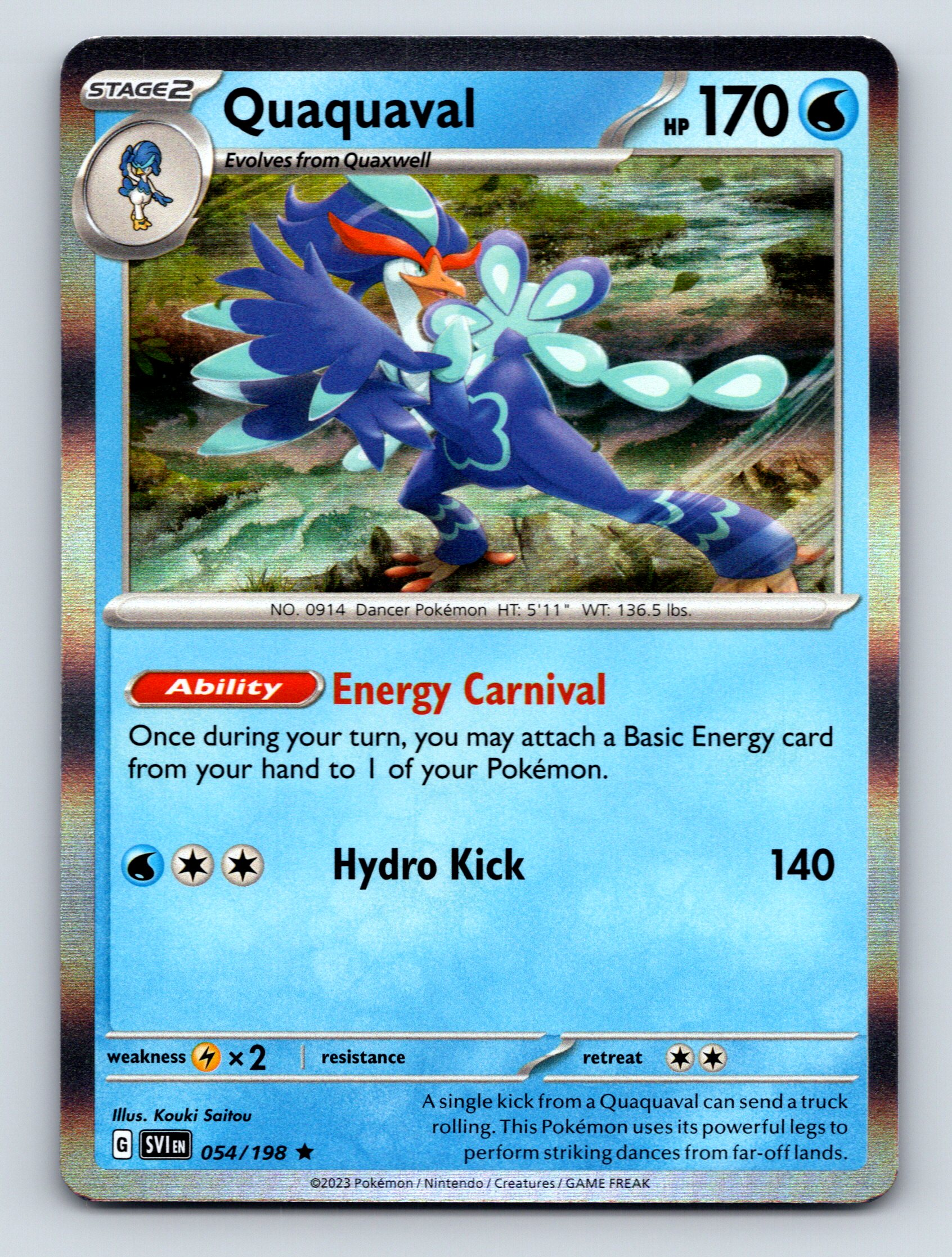 Stage 2 Quaquaval HP 170 Energy Carnival Hydro Kick Blue Elegant ...