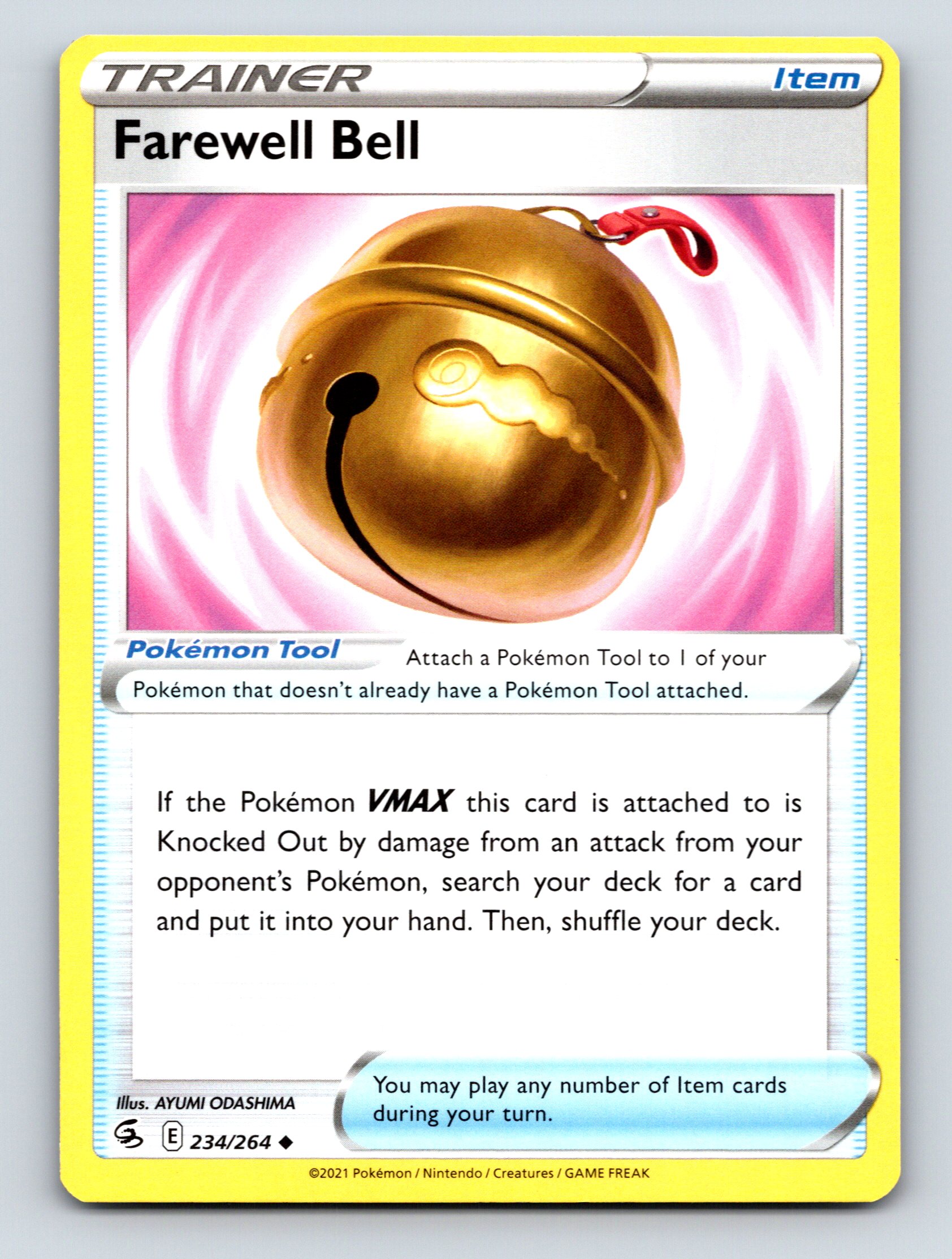 Trainer Farewell Bell Pokémon Tool Unique Trainer Pink Color Vibrant | eBay
